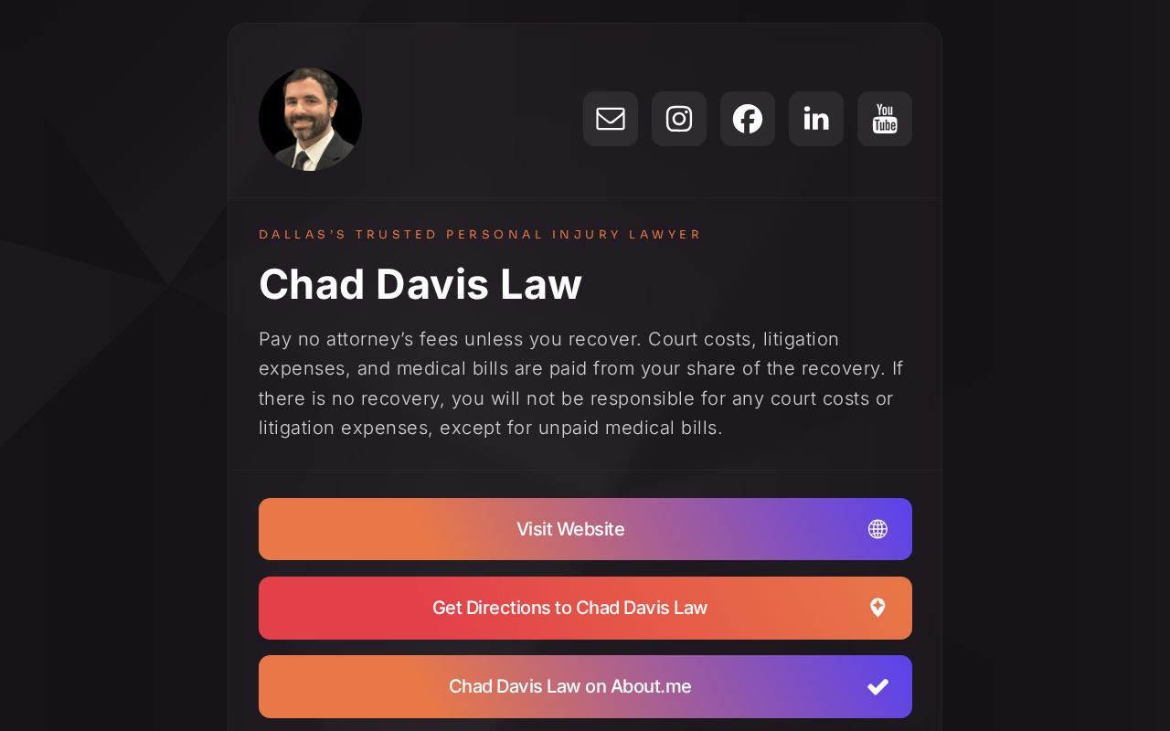 Chad Davis Law